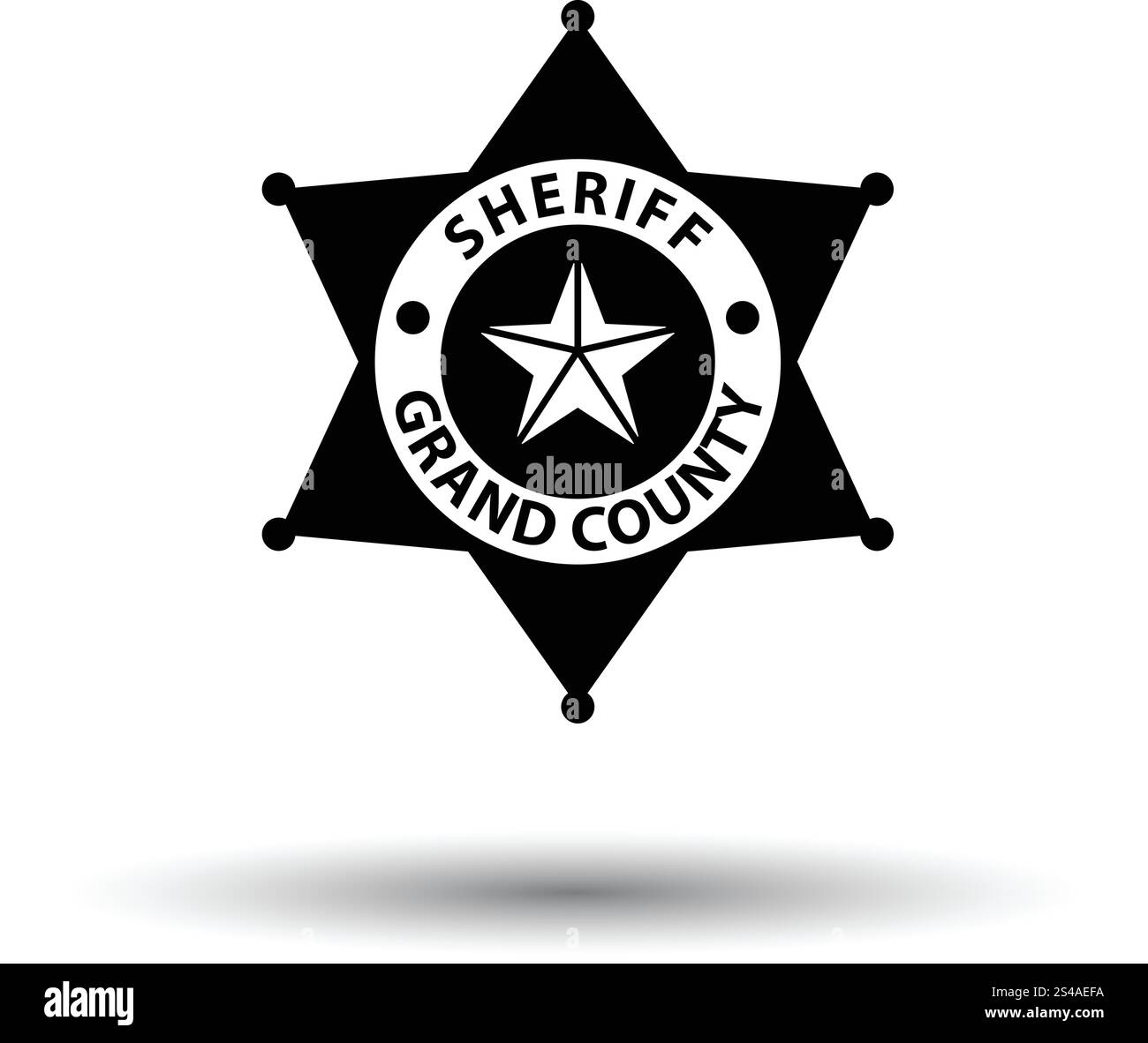 Sheriff Badge Vector Premium Vector | Sheriff Badge Vector Icons