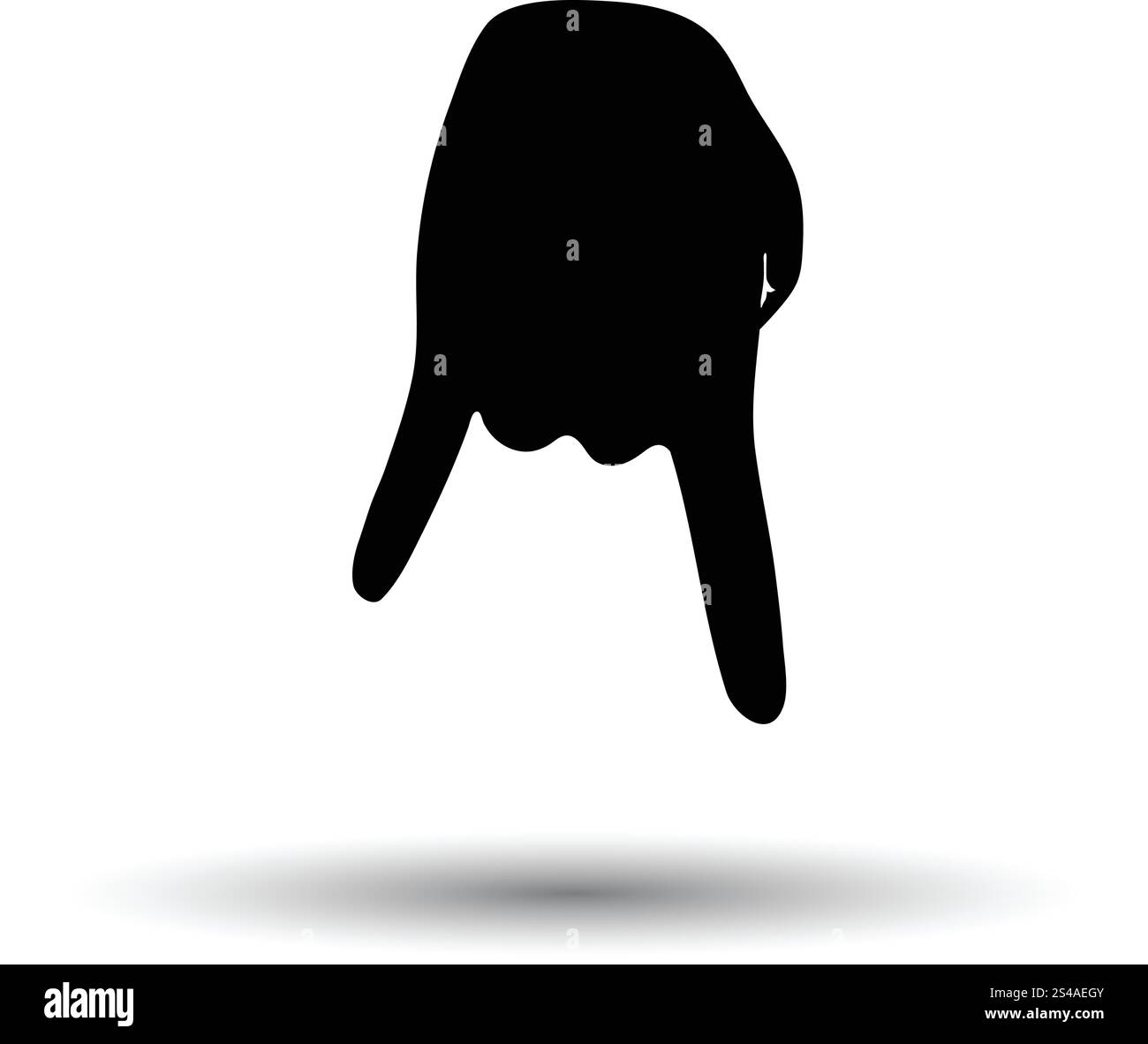 Baseball catcher gesture icon. White background with shadow design ...