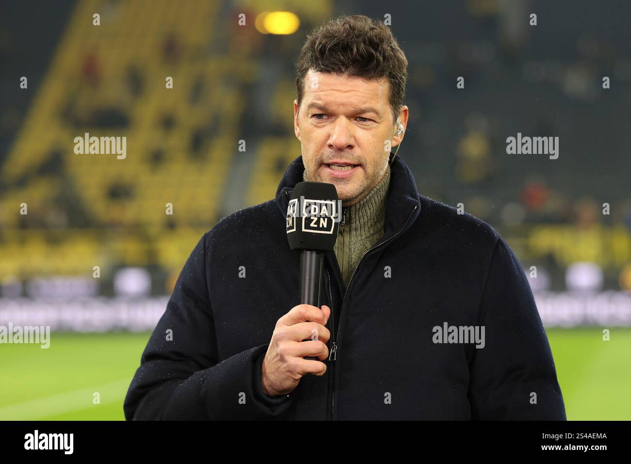 Dortmund, Deutschland. 10th Jan, 2025. Michael Ballack (DAZN Experte ...
