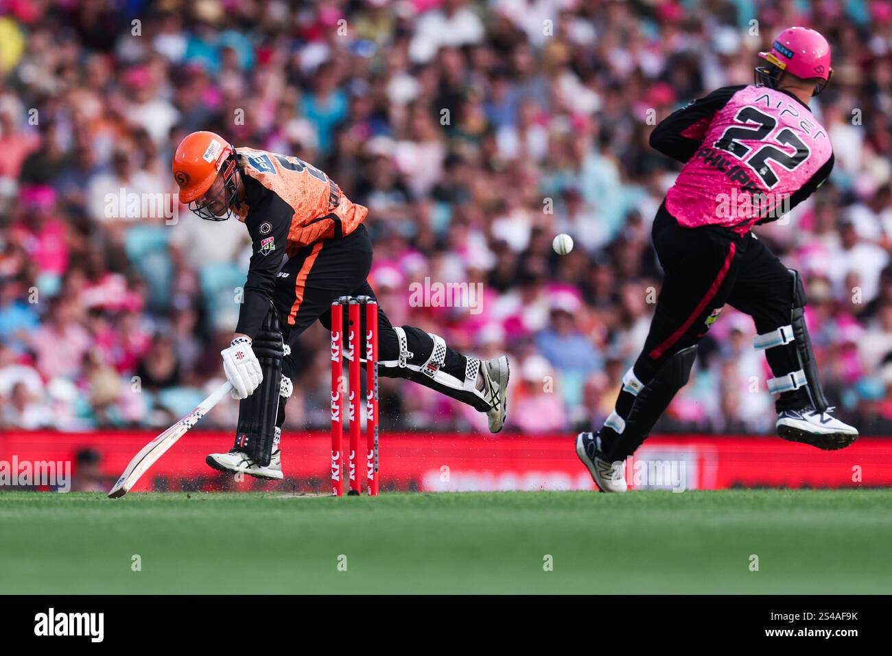 Sydney, Australia. 11th Jan, 2025. Cooper Connolly of the Scorchers ...