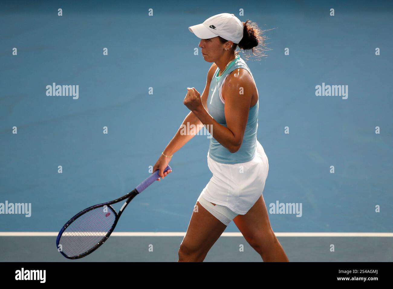 Madison Keys of the USA celebrates victory in the Women’s Final match ...