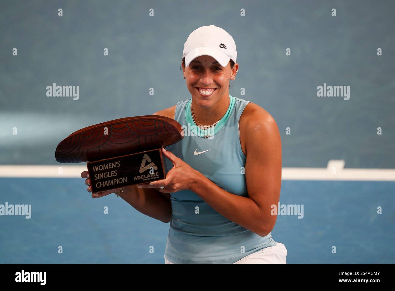 Madison Keys of the USA celebrates victory in the Women’s Final match ...