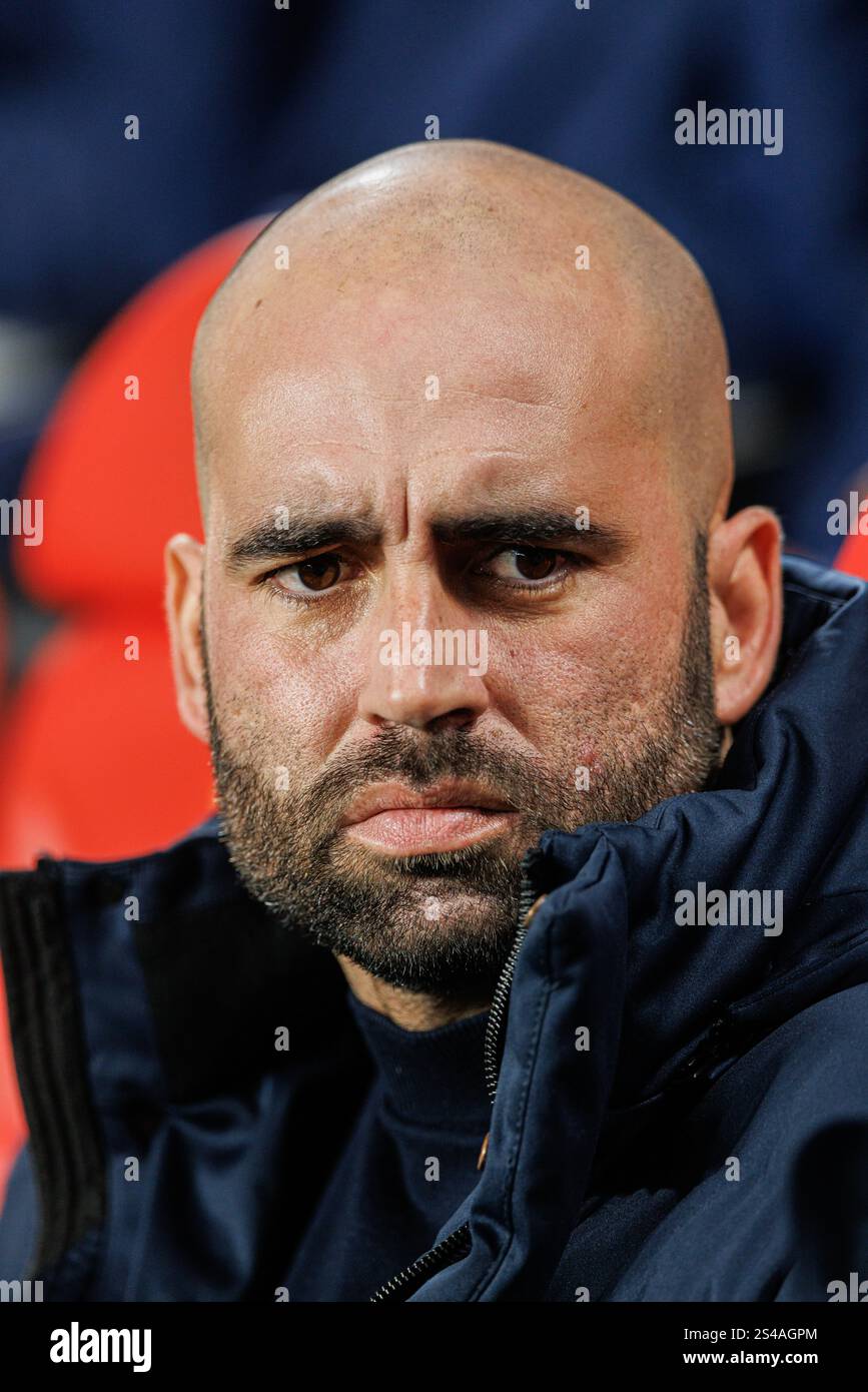 Madrid, Spain. 10th Jan, 2025. Claudio Giraldez (Celta de Vigo) seen in ...