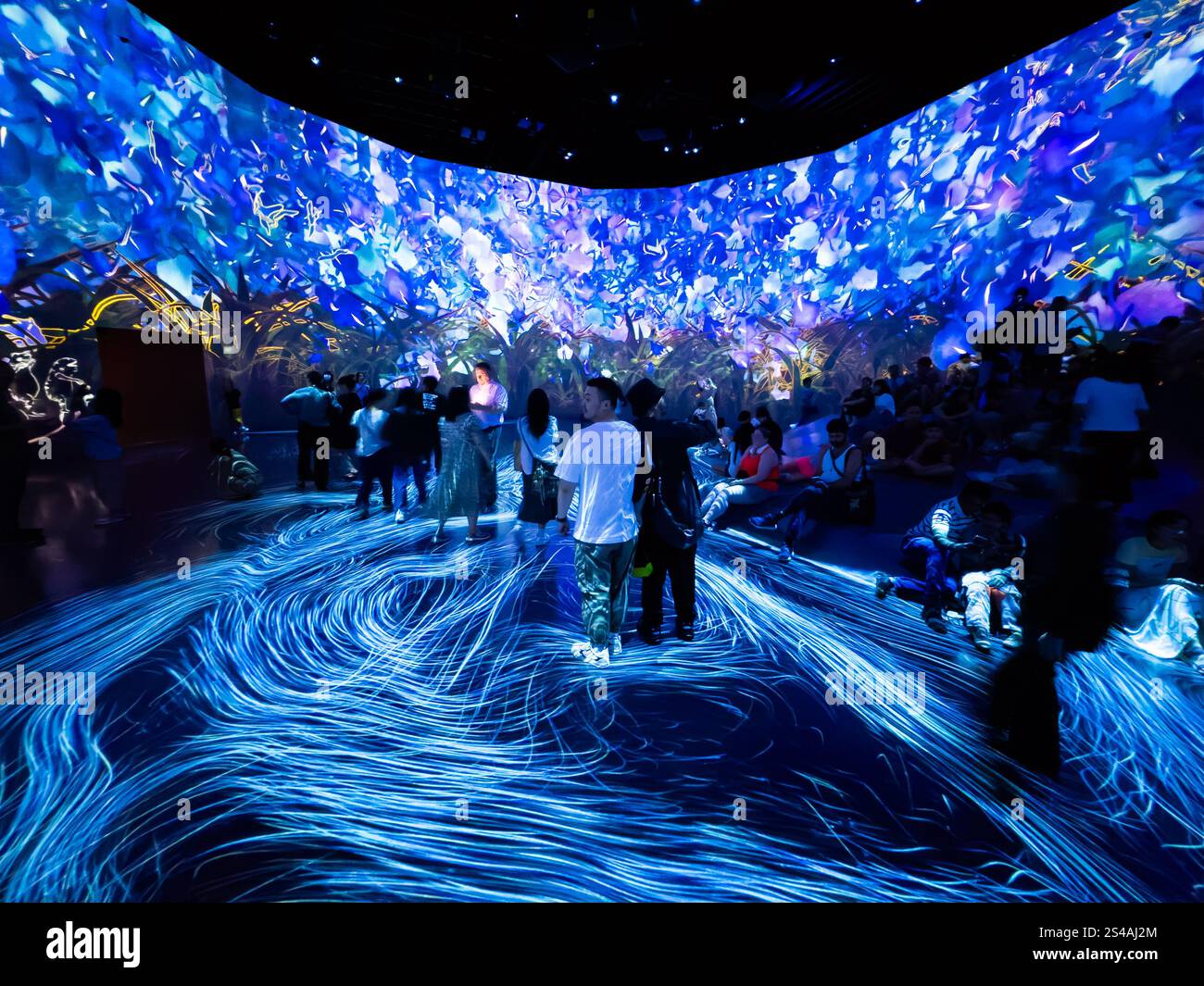 Temalbas Borderless art light installation and illumination in Aomi ...