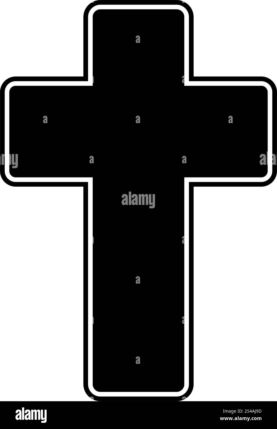 Church cross icon Stock Vector Image & Art - Alamy