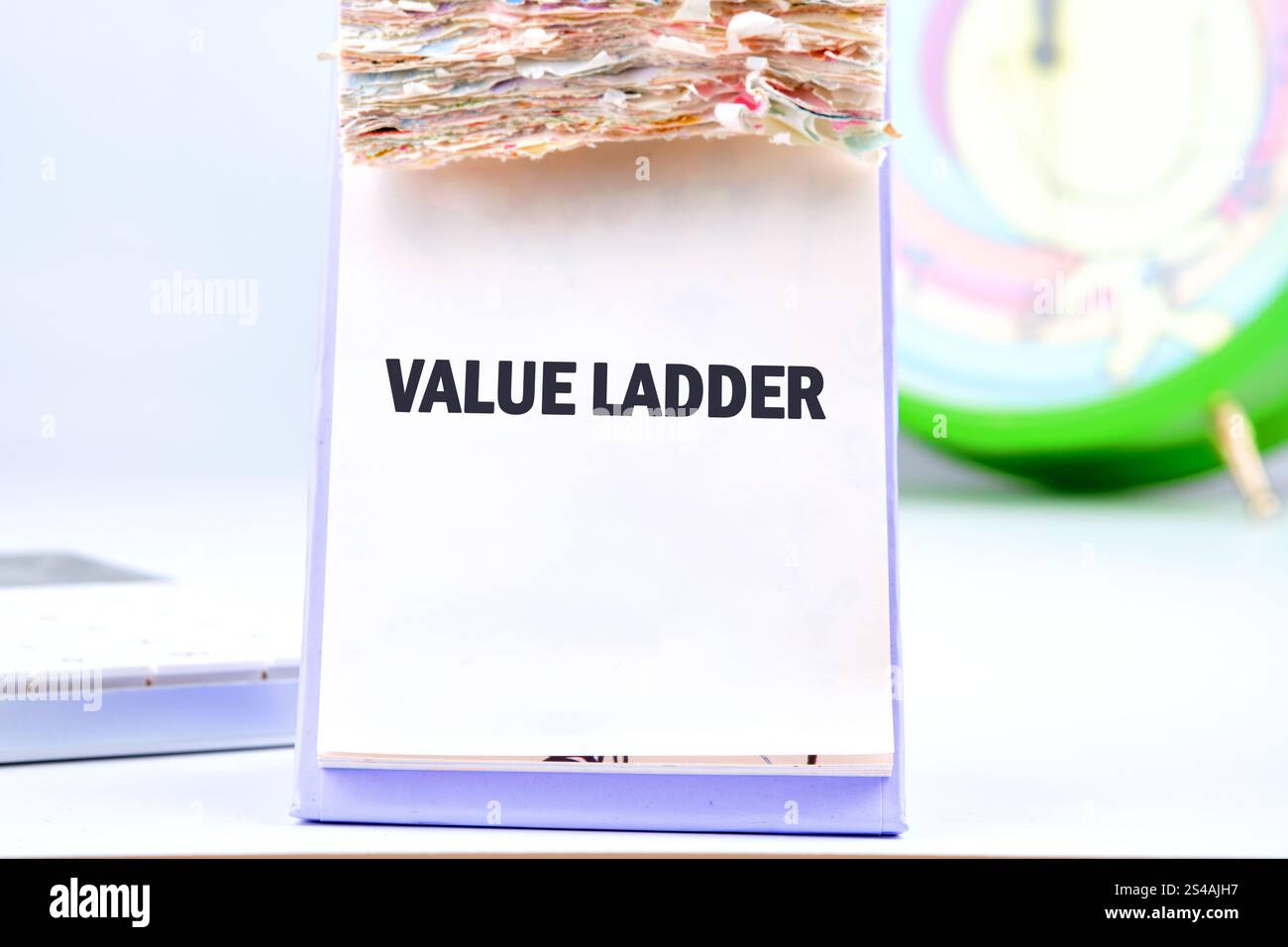 Business concept. The text of the Business concept. Text VALUE LADDER ...