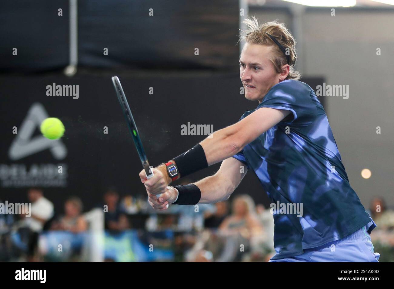 Adelaide, Australia. 11th Jan, 2025. Sebastian Korda of the USA in the ...