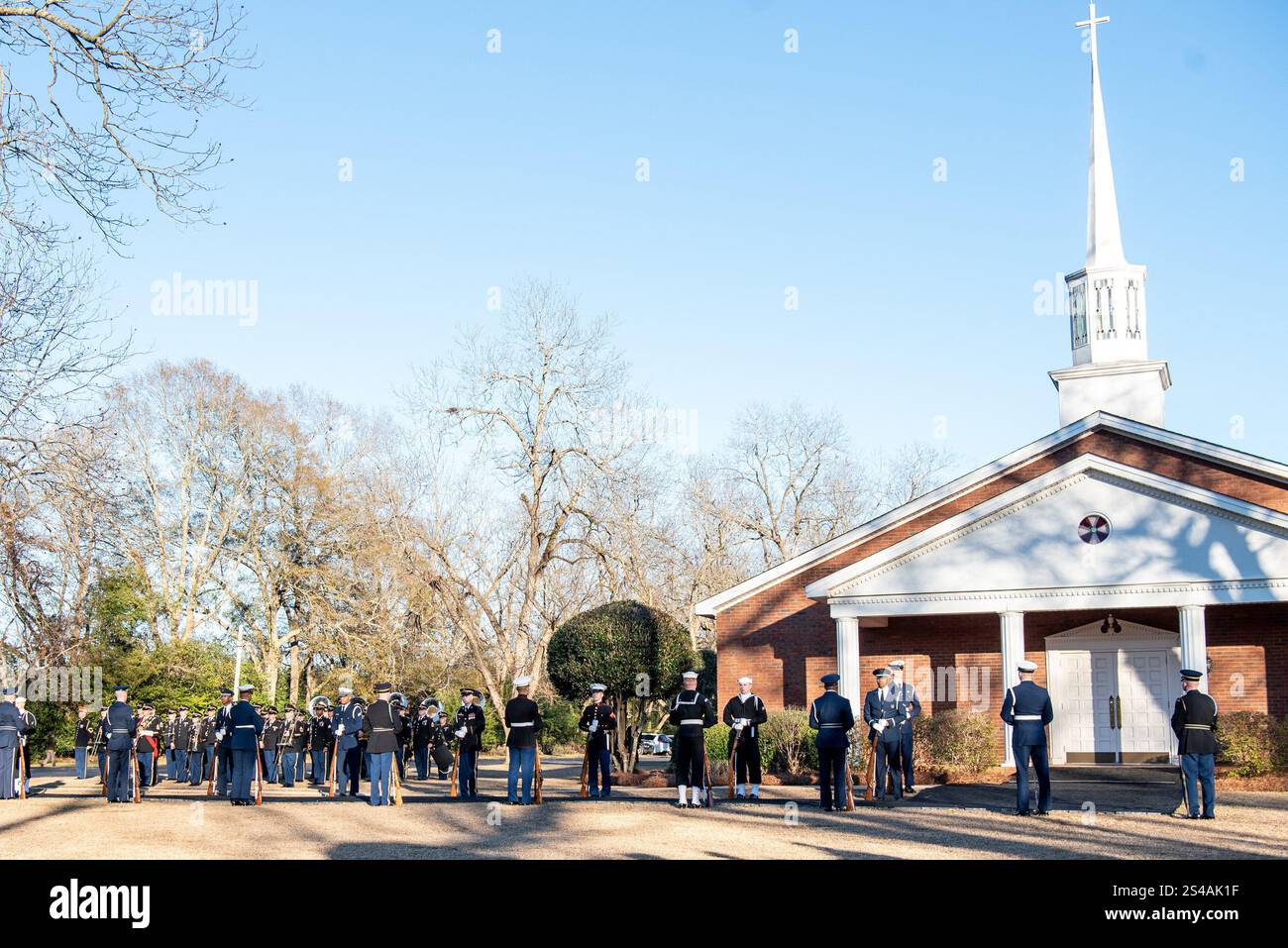Plains, United States. 10th Jan, 2025. United States service members ...