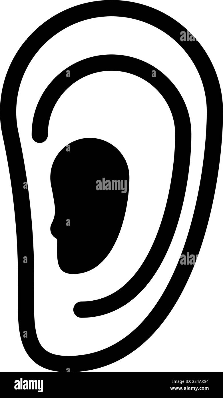 Ear icon Stock Vector Image & Art - Alamy