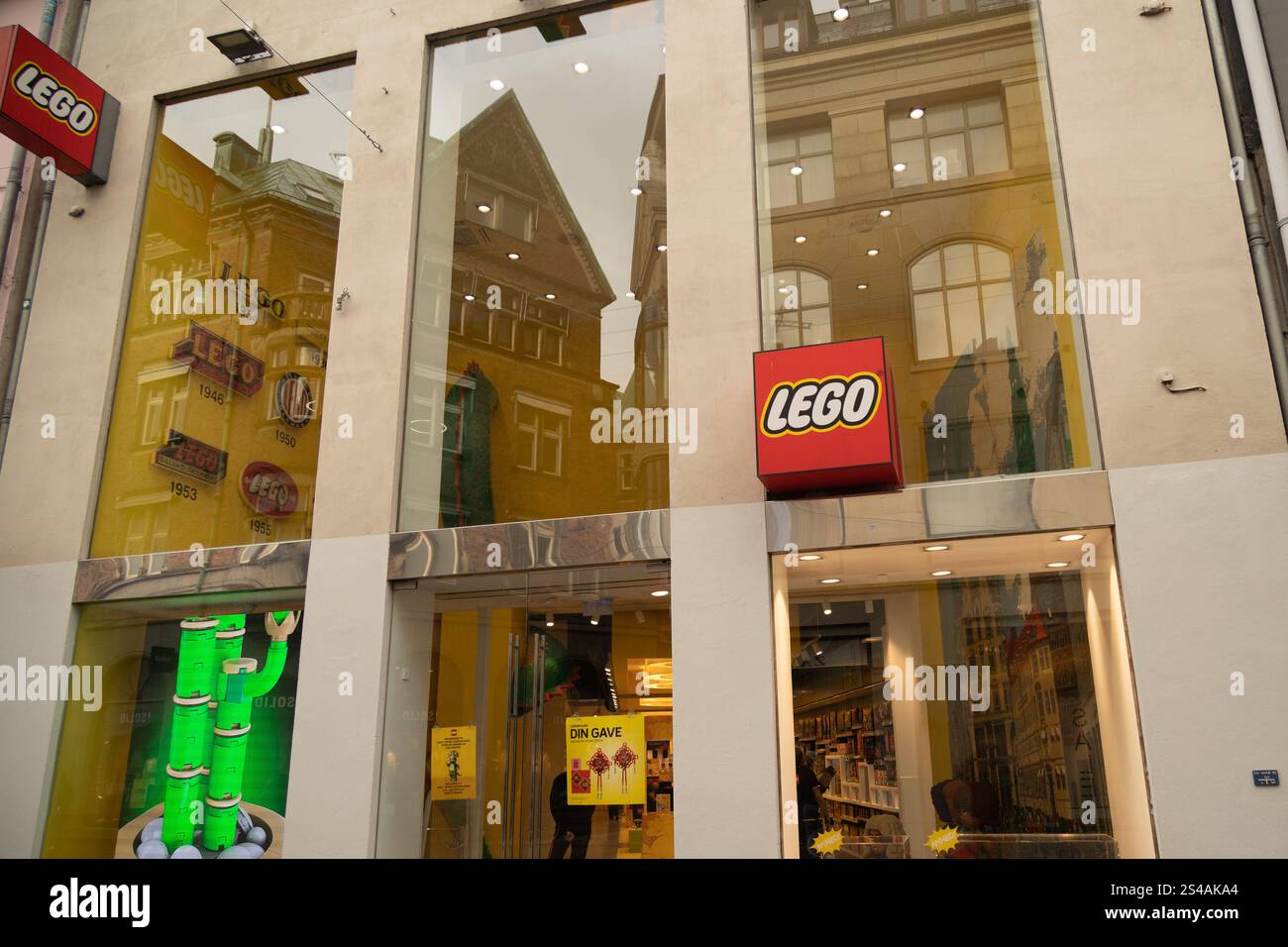 Denmark. 07th Jan, 2025. A logo of the Danish toymaker LEGO is seen ...