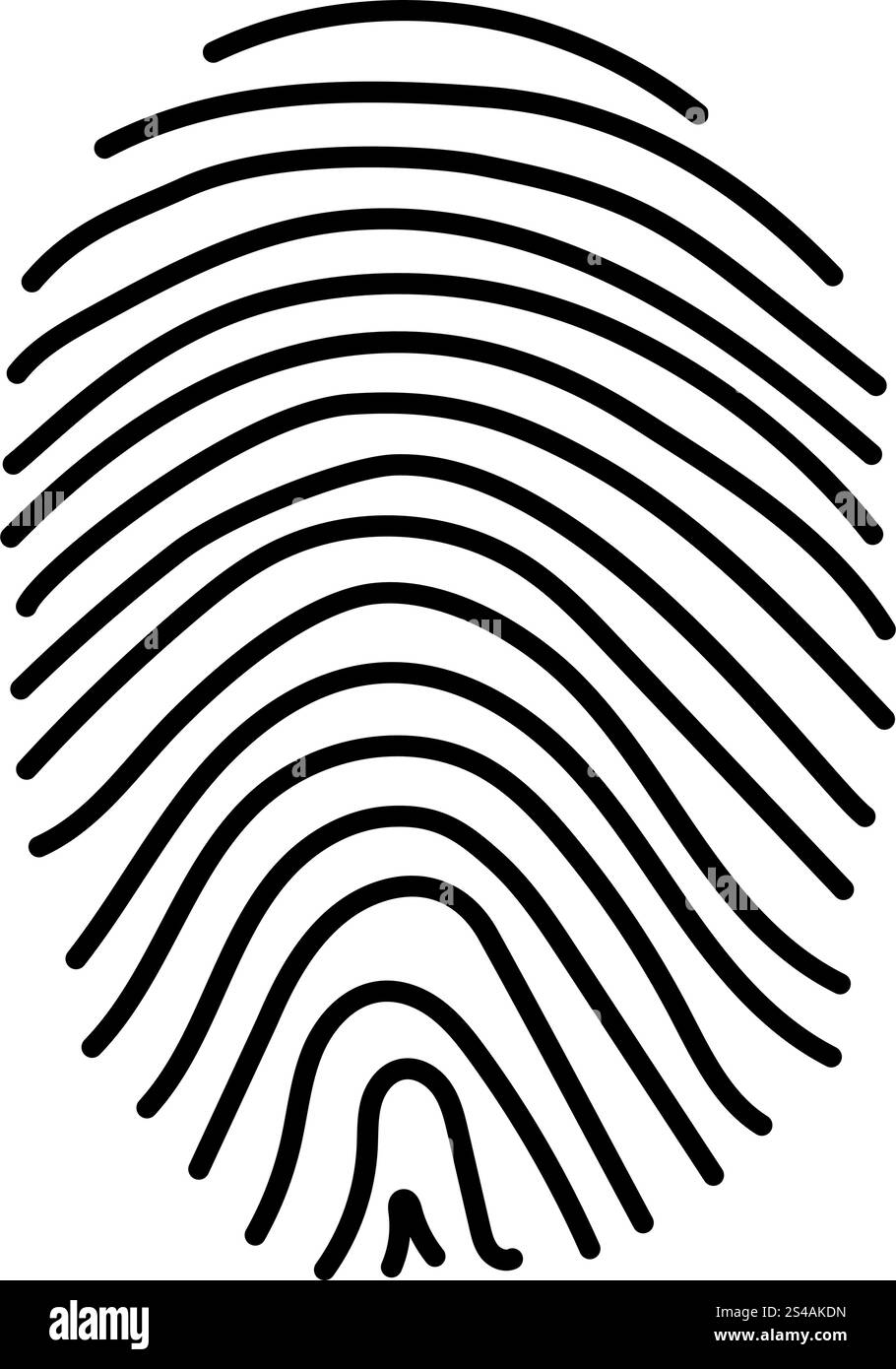 Fingerprint icon Stock Vector Image & Art - Alamy