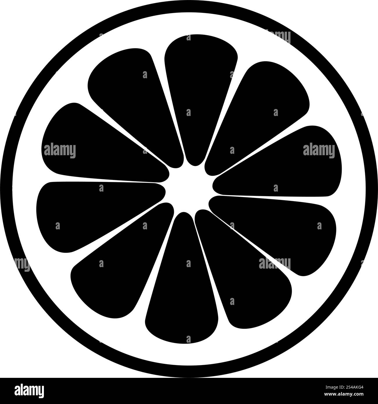 Lemon slice icon Stock Vector Image & Art - Alamy