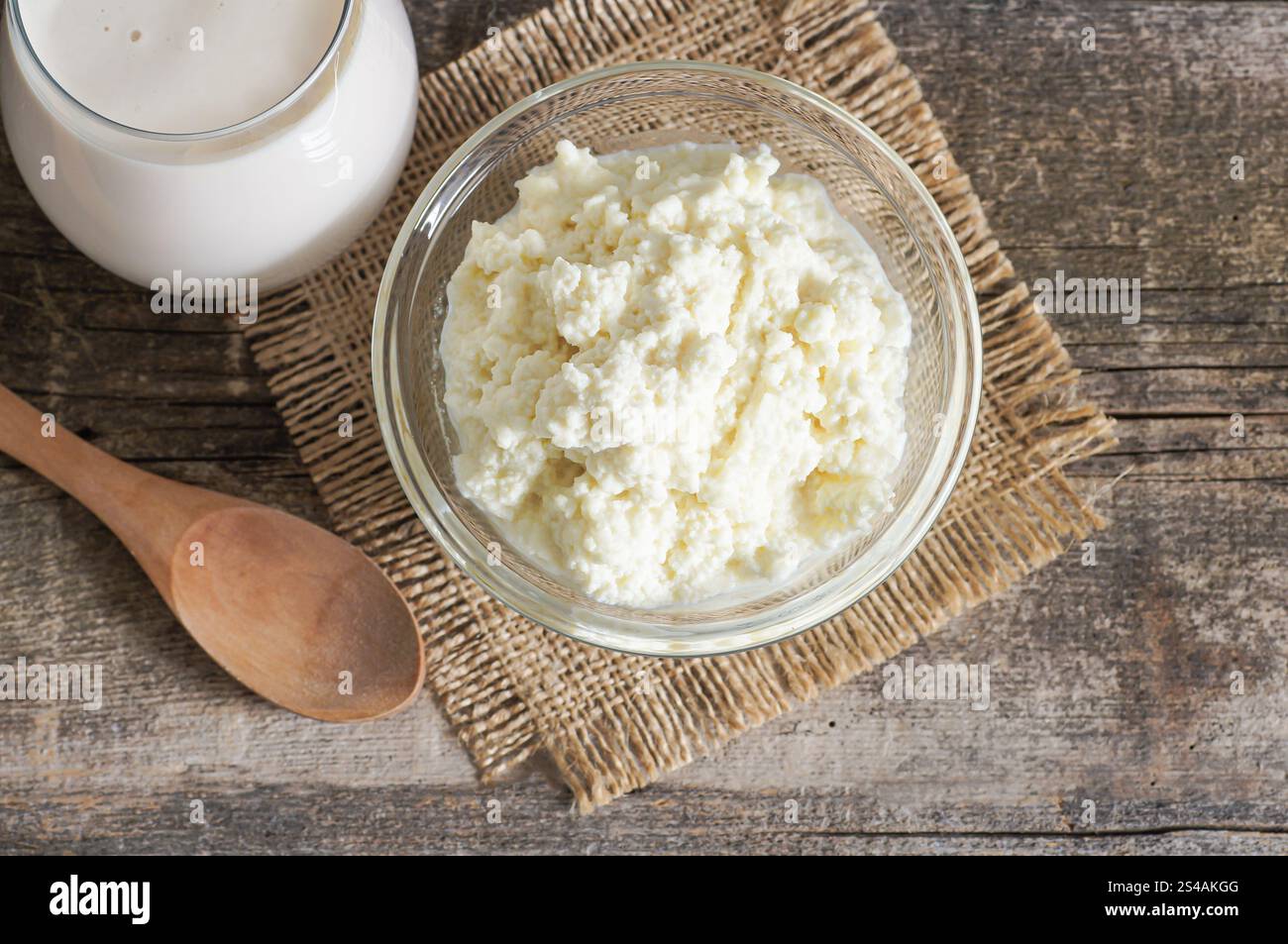 Organic Cow or buffalo colostrum, cooked and uncooked in glass bowl ...