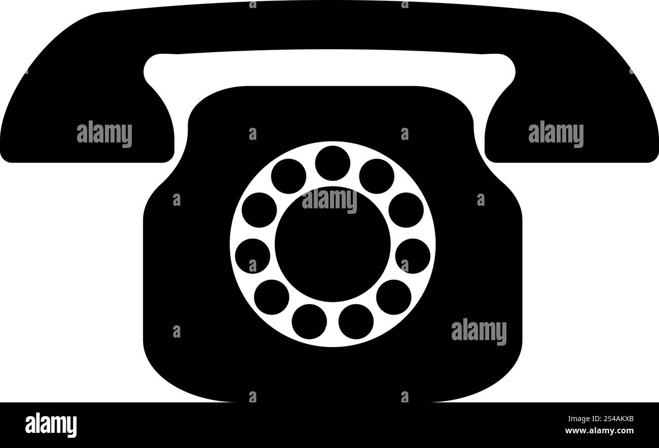 Retro telephone icon Stock Vector Image & Art - Alamy