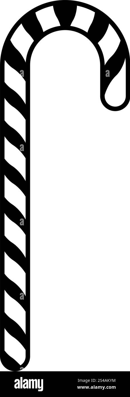 Peppermint stick Black and White Stock Photos & Images - Alamy