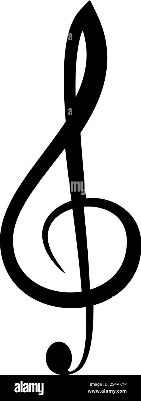 Treble clef icon Stock Vector Image & Art - Alamy