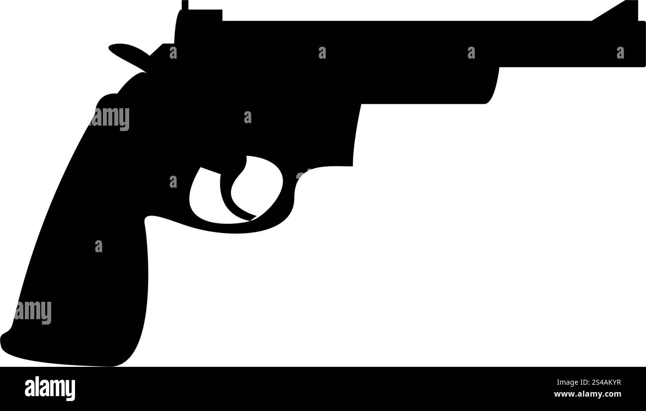 Gun revolver icon Stock Vector Image & Art - Alamy