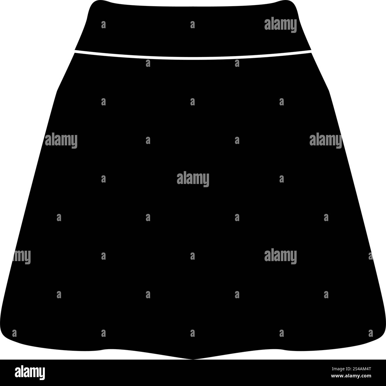 Skirt black icon Stock Vector Image & Art - Alamy
