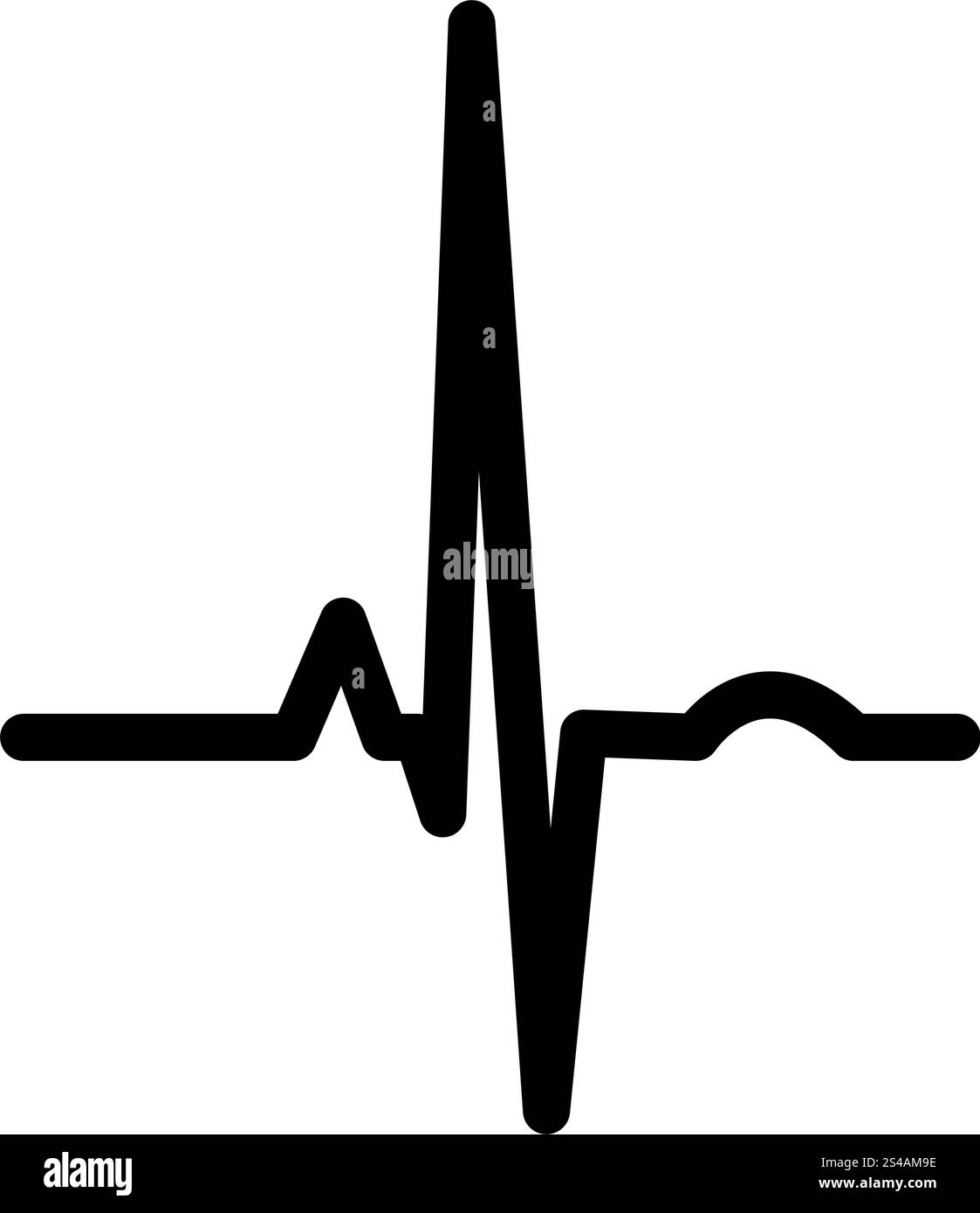 Heart beat cardio rhythm Cut Out Stock Images & Pictures - Alamy