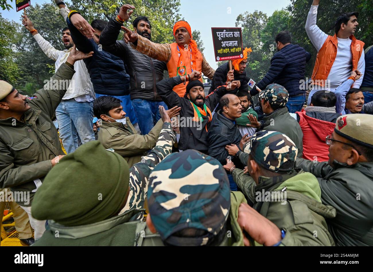New Delhi, India. 10th Jan, 2025. NEW DELHI, INDIA - JANUARY 10: Delhi ...