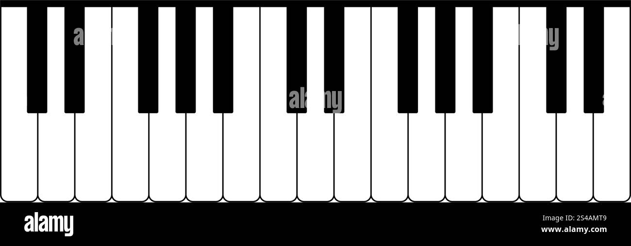 Piano keys icon Stock Vector Image & Art - Alamy