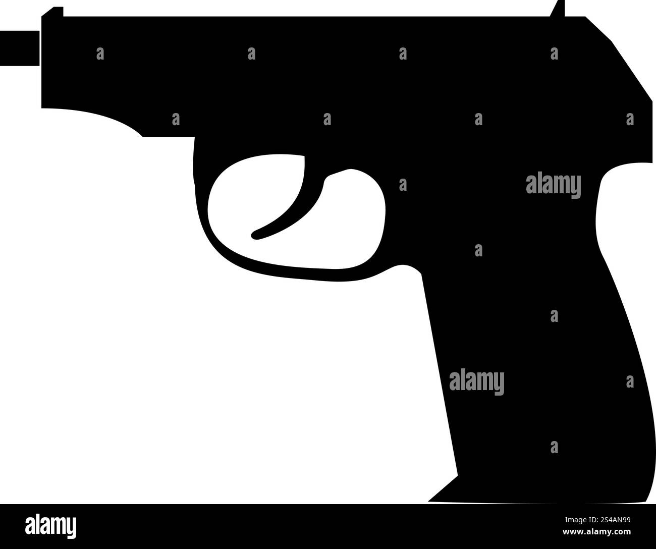 Hand gun icon Stock Vector Image & Art - Alamy