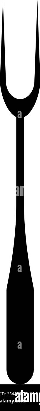 Large Fork black icon Stock Vector Image & Art - Alamy