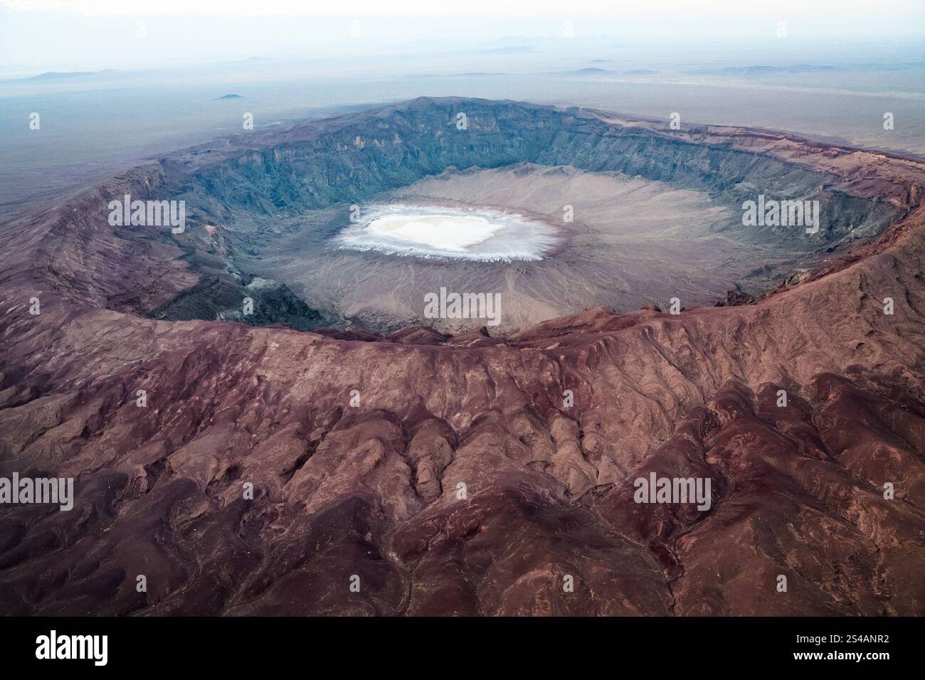 Volcano crater during the Stage 6 of the Dakar 2025 on January 11, 2025 ...