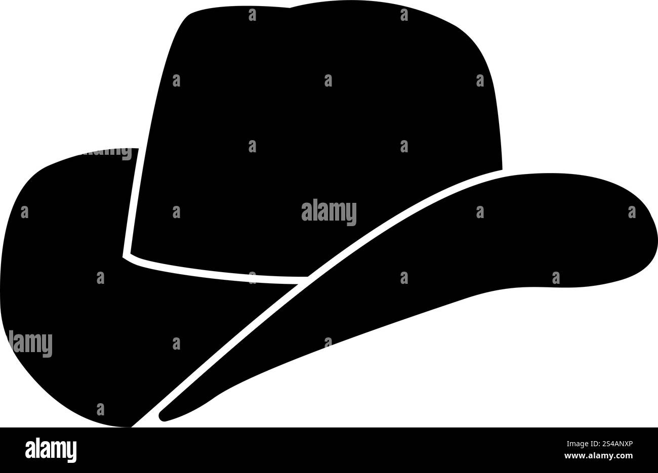 Cowboy hat icon Stock Vector Image & Art - Alamy