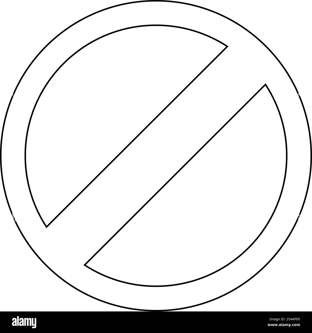 Sign entry prohibited icon Stock Vector Image & Art - Alamy