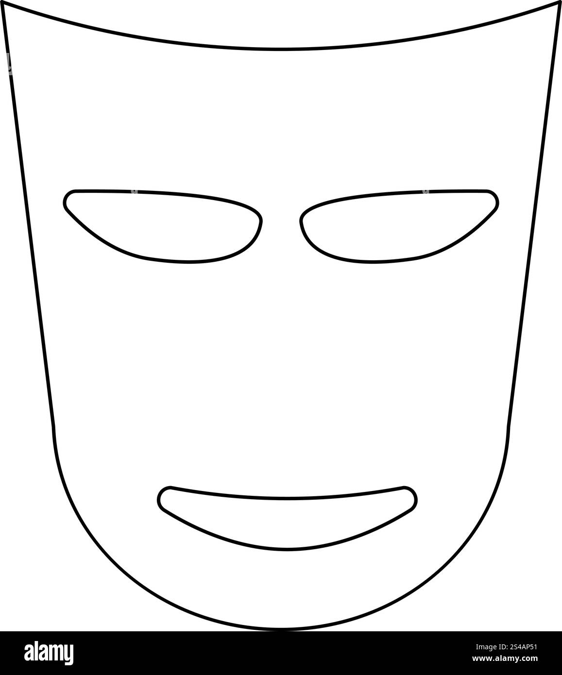 Mask of performance Black and White Stock Photos & Images - Alamy