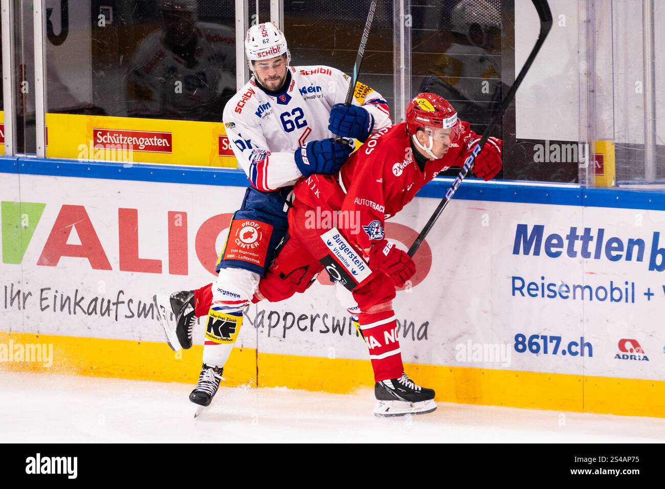 Rapperswil, St.Galler Kantonalbank Arena, NL: SC, USA. 10th Jan, 2025 ...