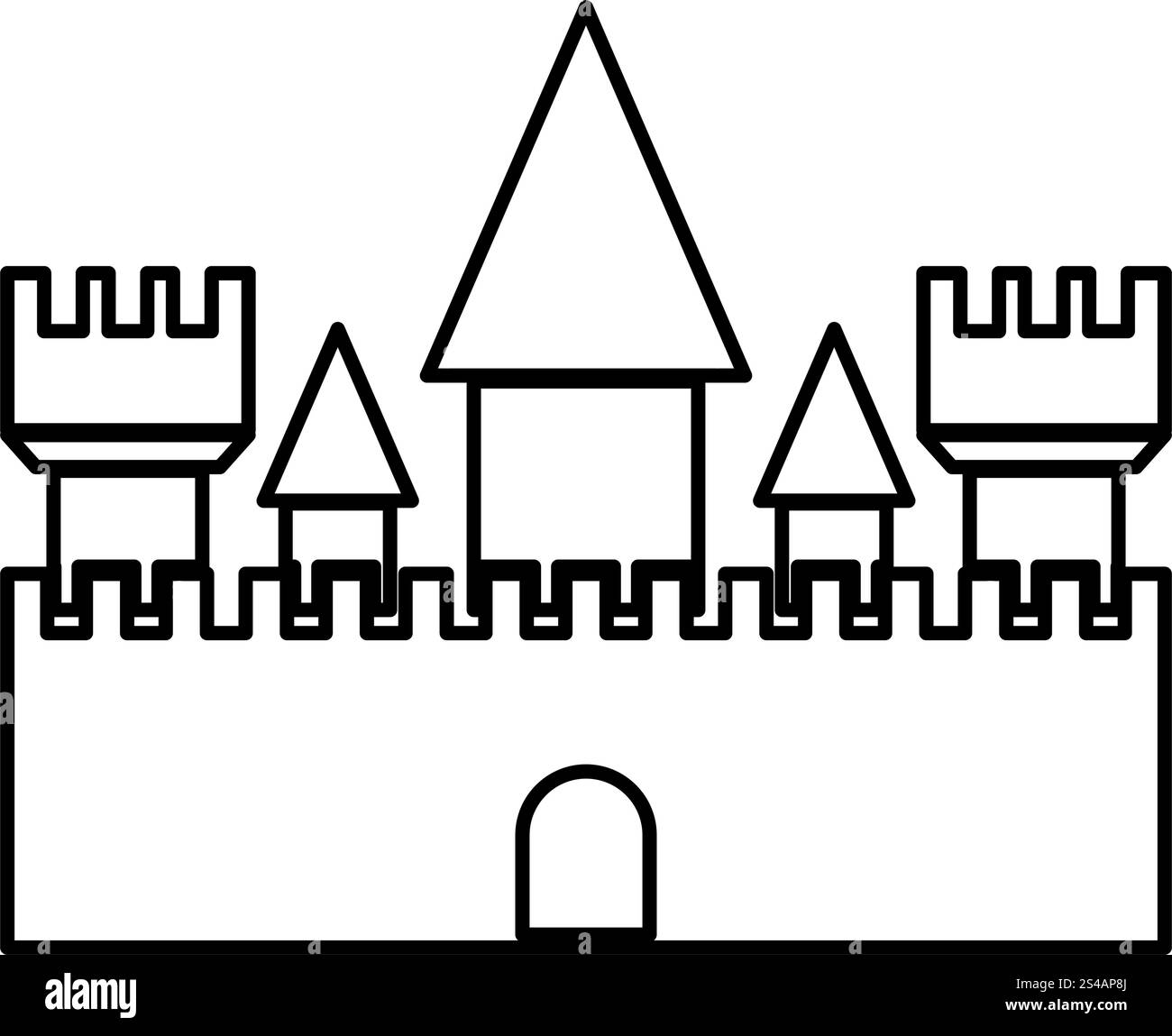 Castle icon Stock Vector Image & Art - Alamy