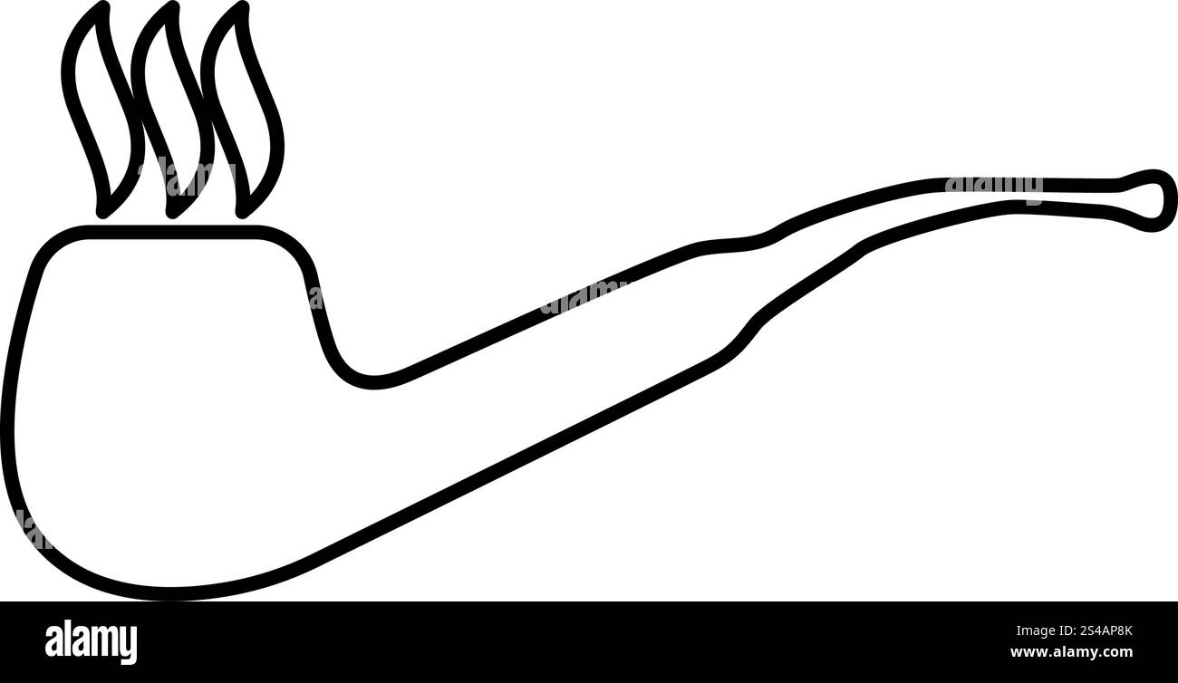 Image smoking pipe Cut Out Stock Images & Pictures - Alamy