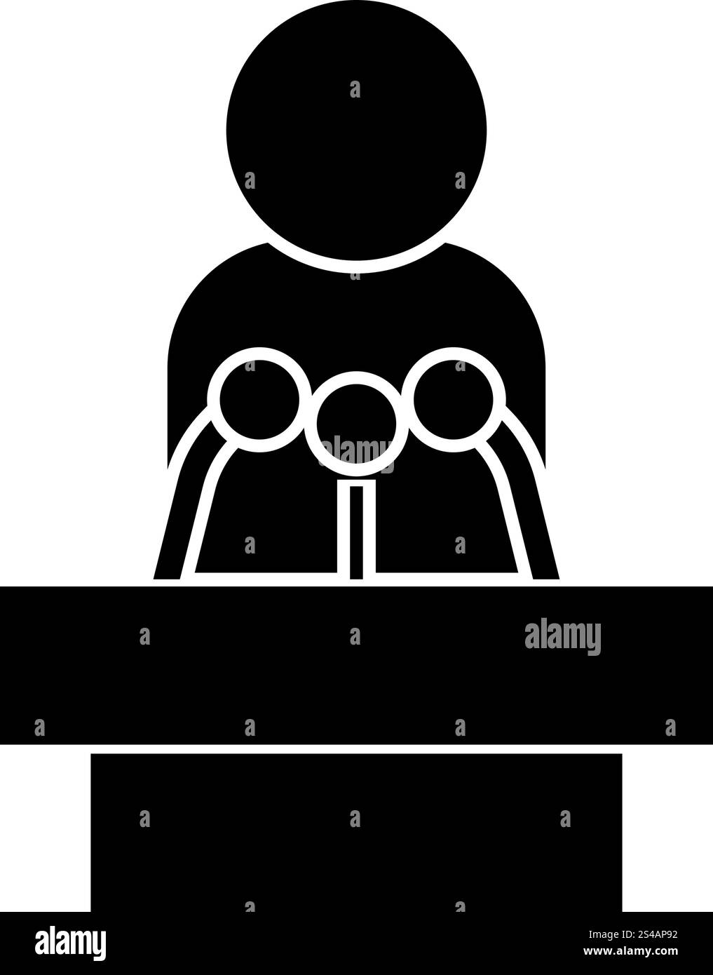 Public speaking concept speaker Black and White Stock Photos & Images ...