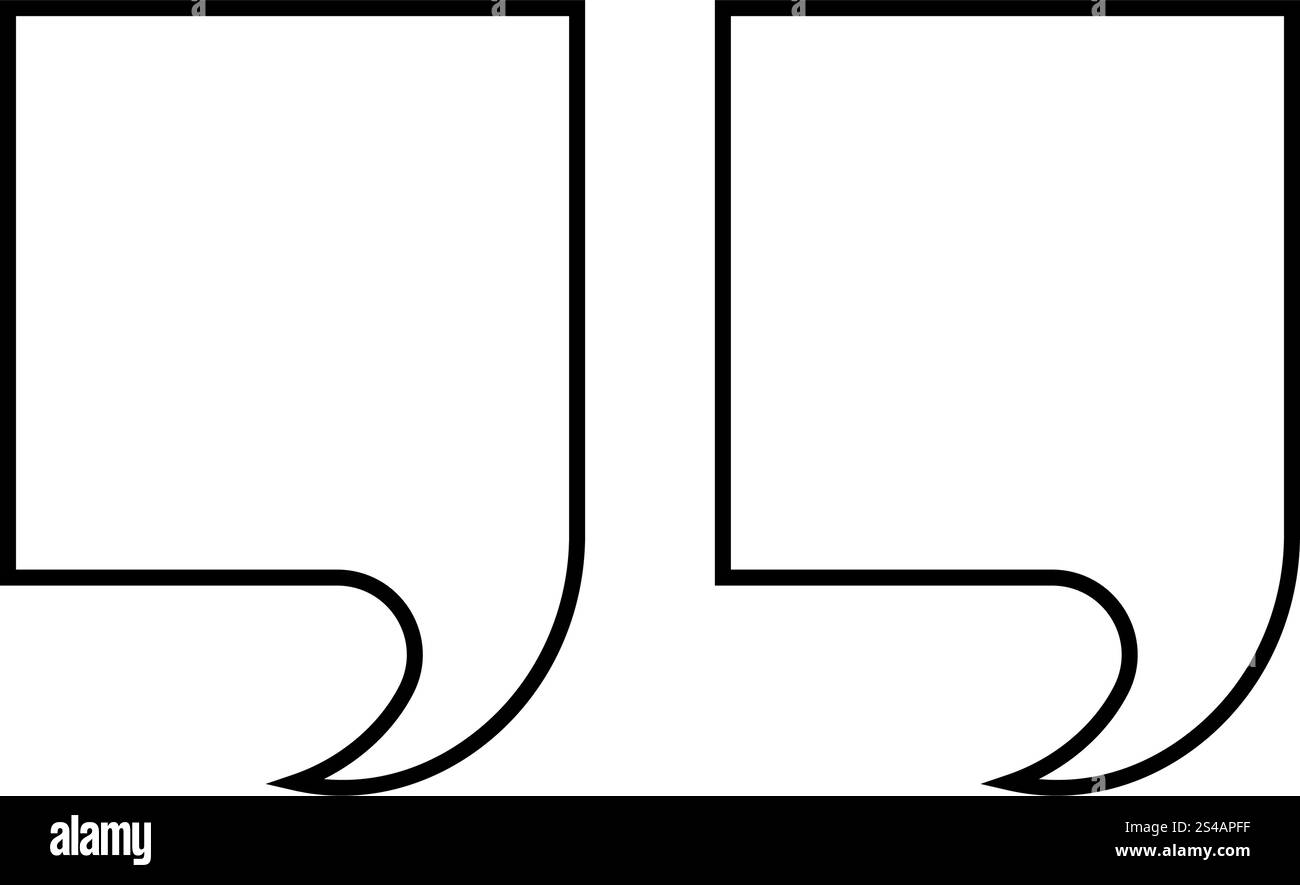 Citation icon Stock Vector Image & Art - Alamy