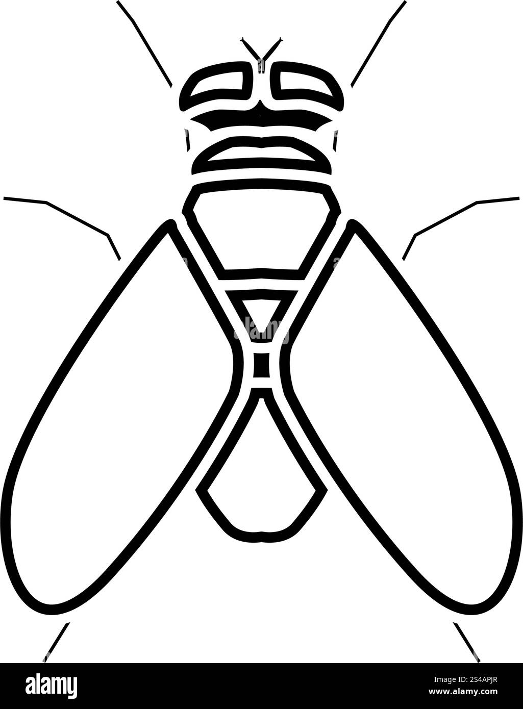 Fly black icon Stock Vector Image & Art - Alamy