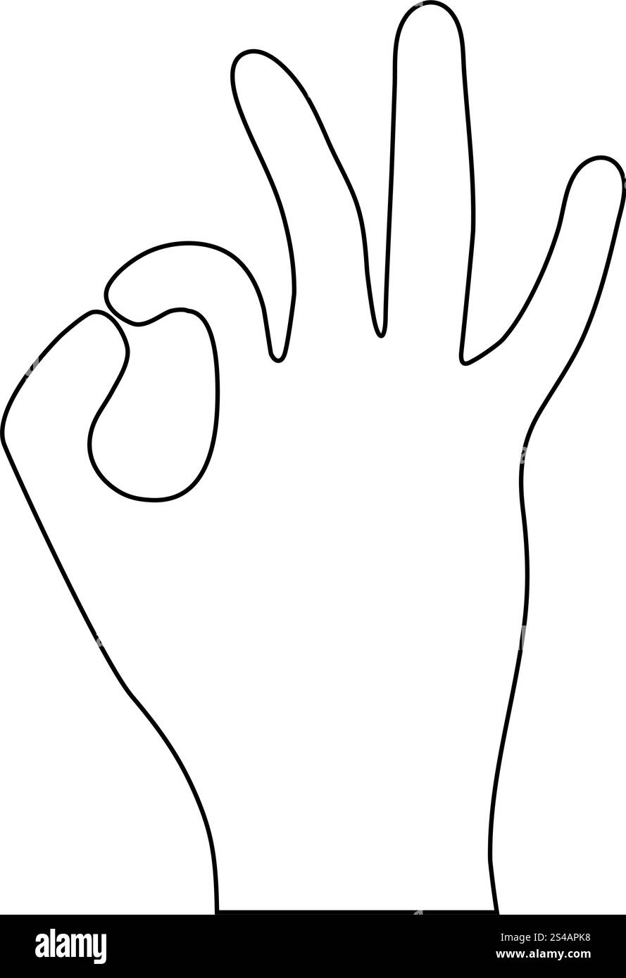 Hand shows gesture good hi-res stock photography and images - Alamy