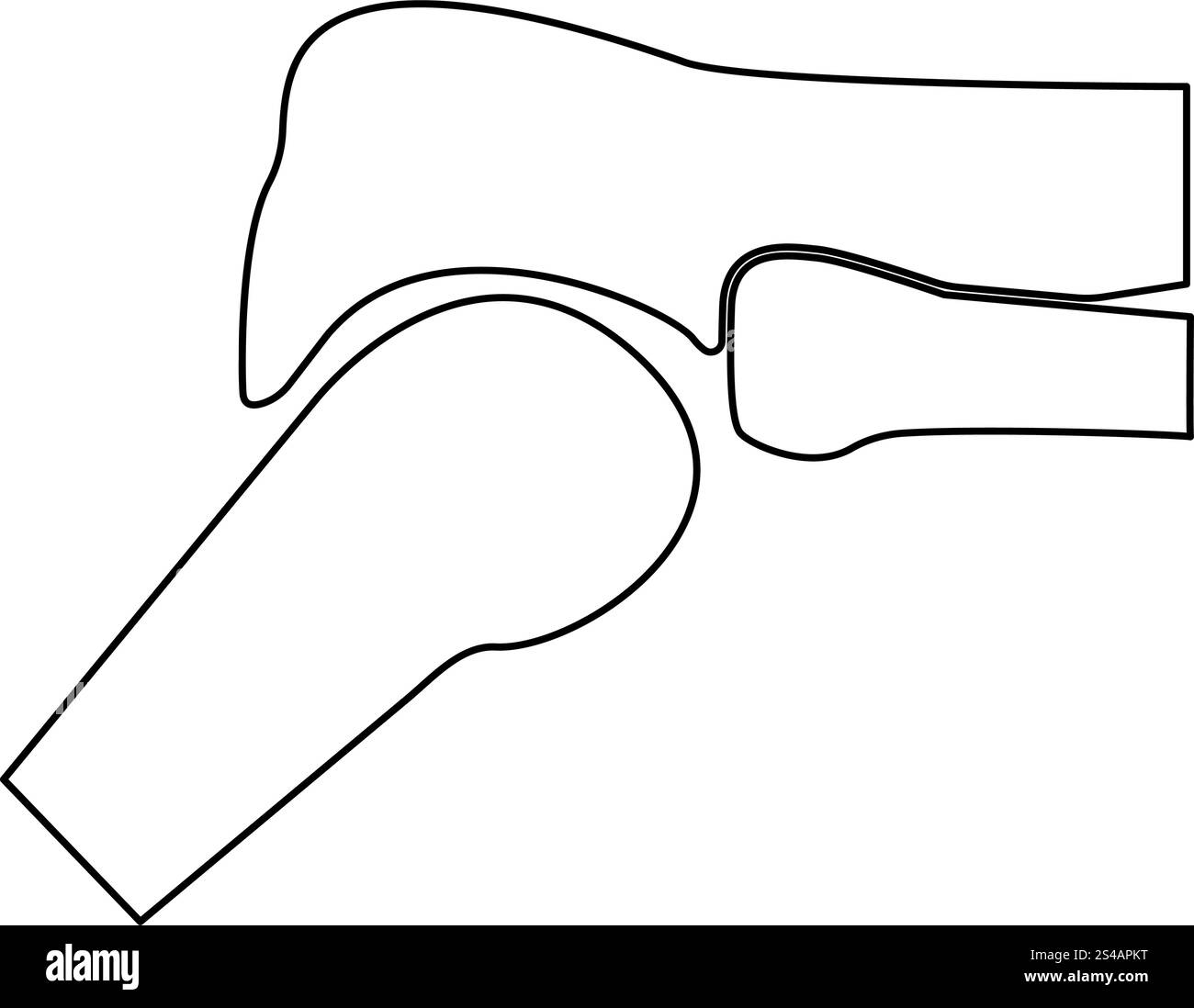 Knee joint icon .. Knee joint icon Stock Vector Image & Art - Alamy