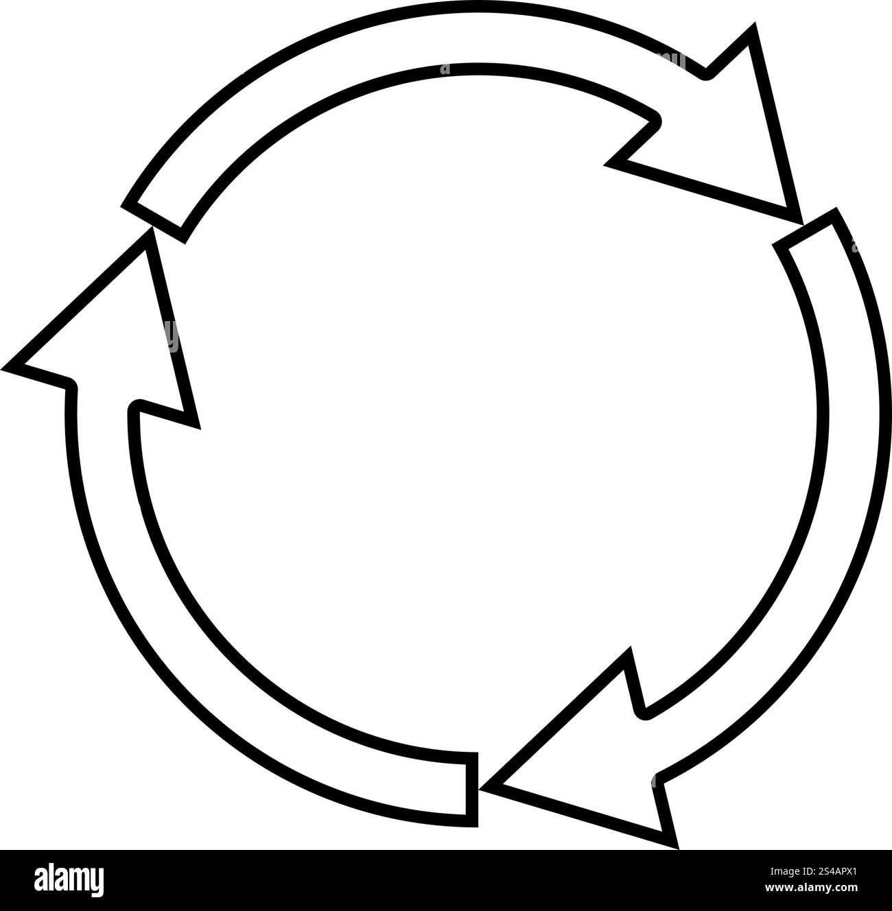 Three circle arrows black icon Stock Vector Image & Art - Alamy