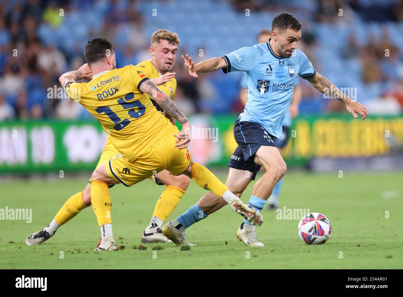 Sydney, Australia. 11th Jan, 2025. Anthony Caceres of Sydney FC ...