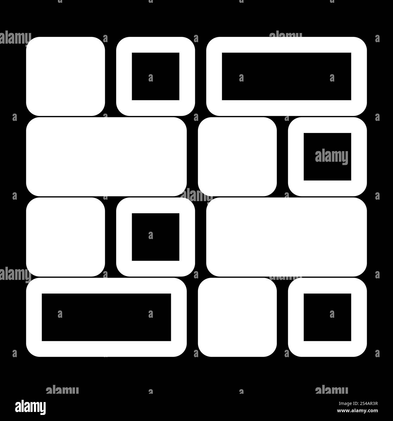 Decorative floor tile Black and White Stock Photos & Images - Alamy