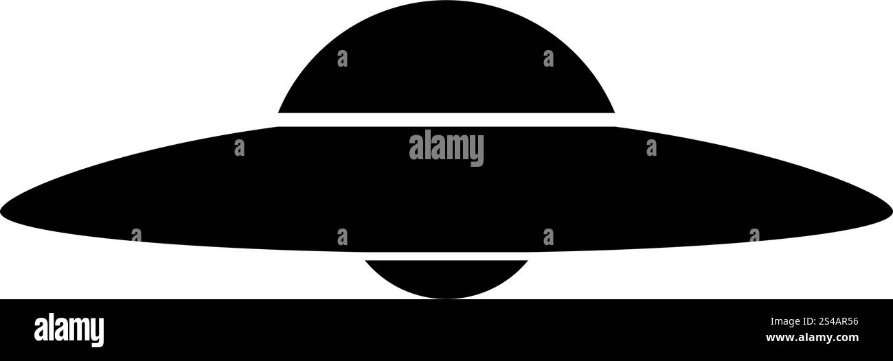 UFO. Flying saucer icon Stock Vector Image & Art - Alamy