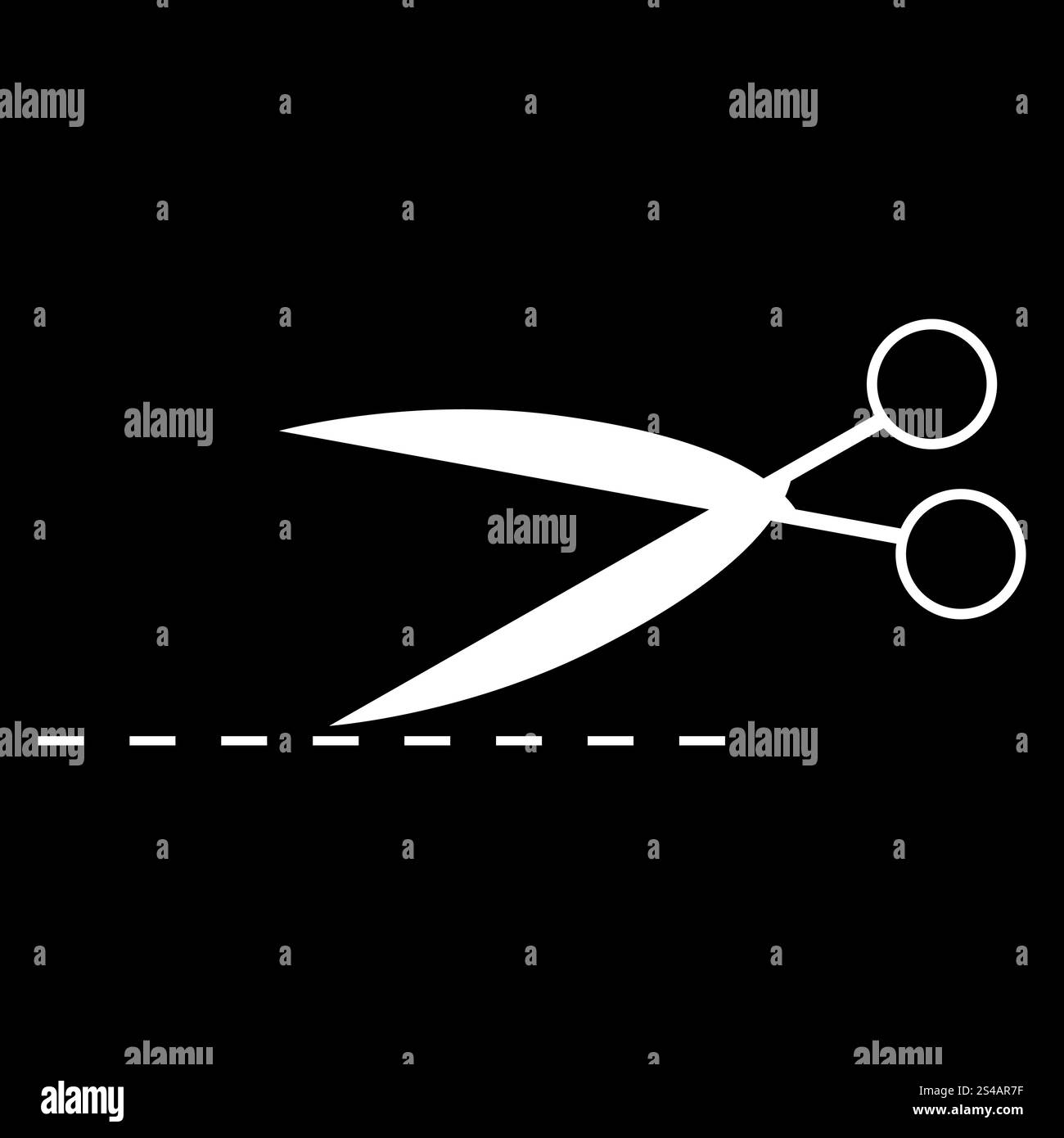 Scissor cut Black and White Stock Photos & Images - Alamy