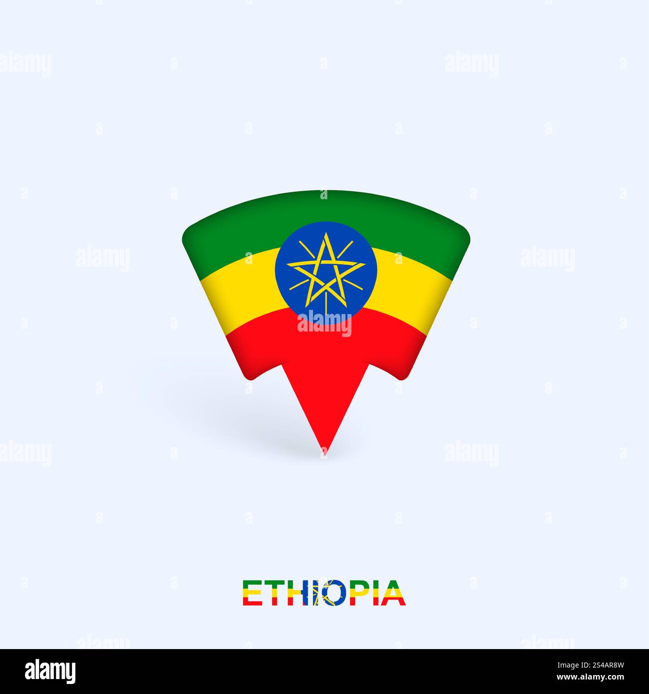 Ethiopia digital map hi-res stock photography and images - Alamy
