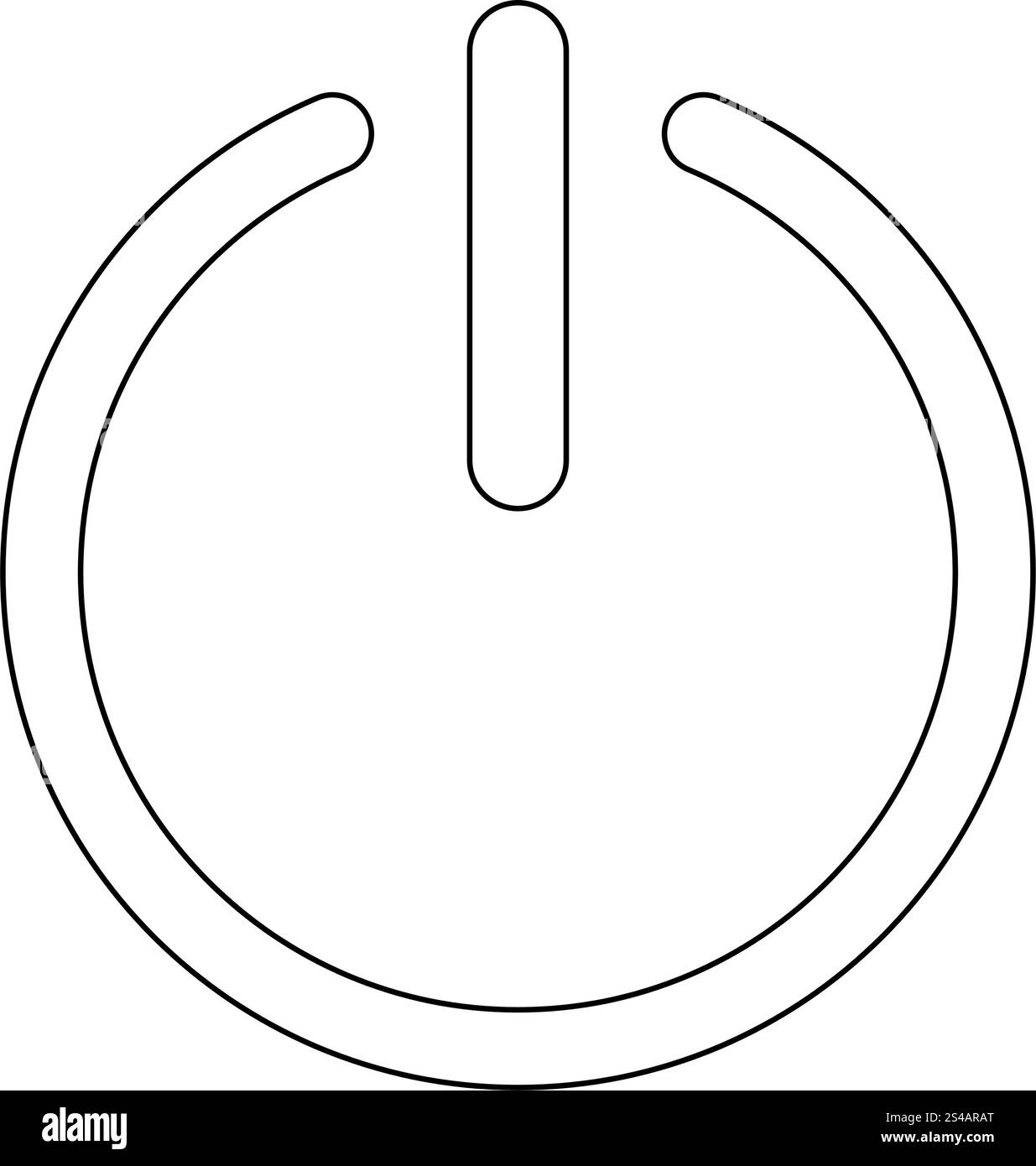 Button turn on or off icon. icon .. Button turn on or off black icon ...