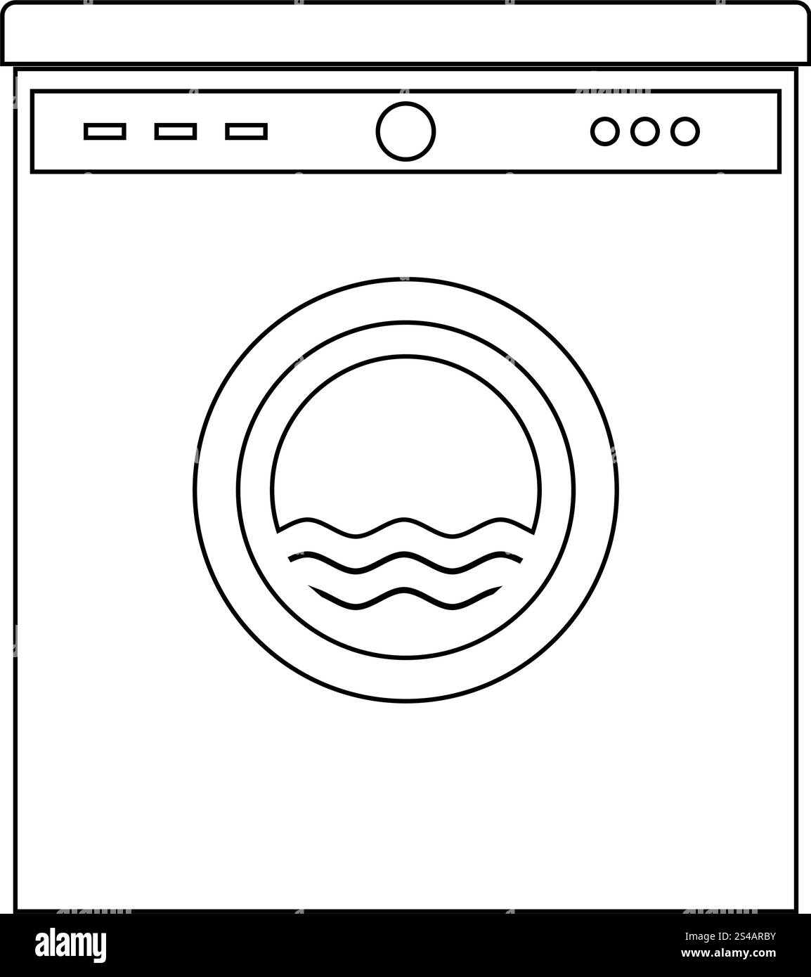 Washing machine icon Stock Vector Image & Art - Alamy