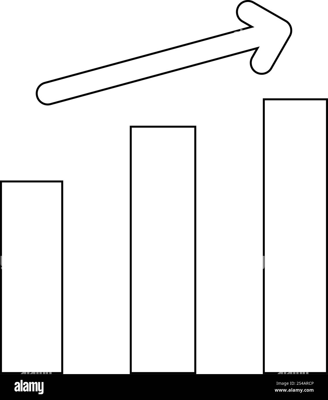 Growth chart icon Stock Vector Image & Art - Alamy