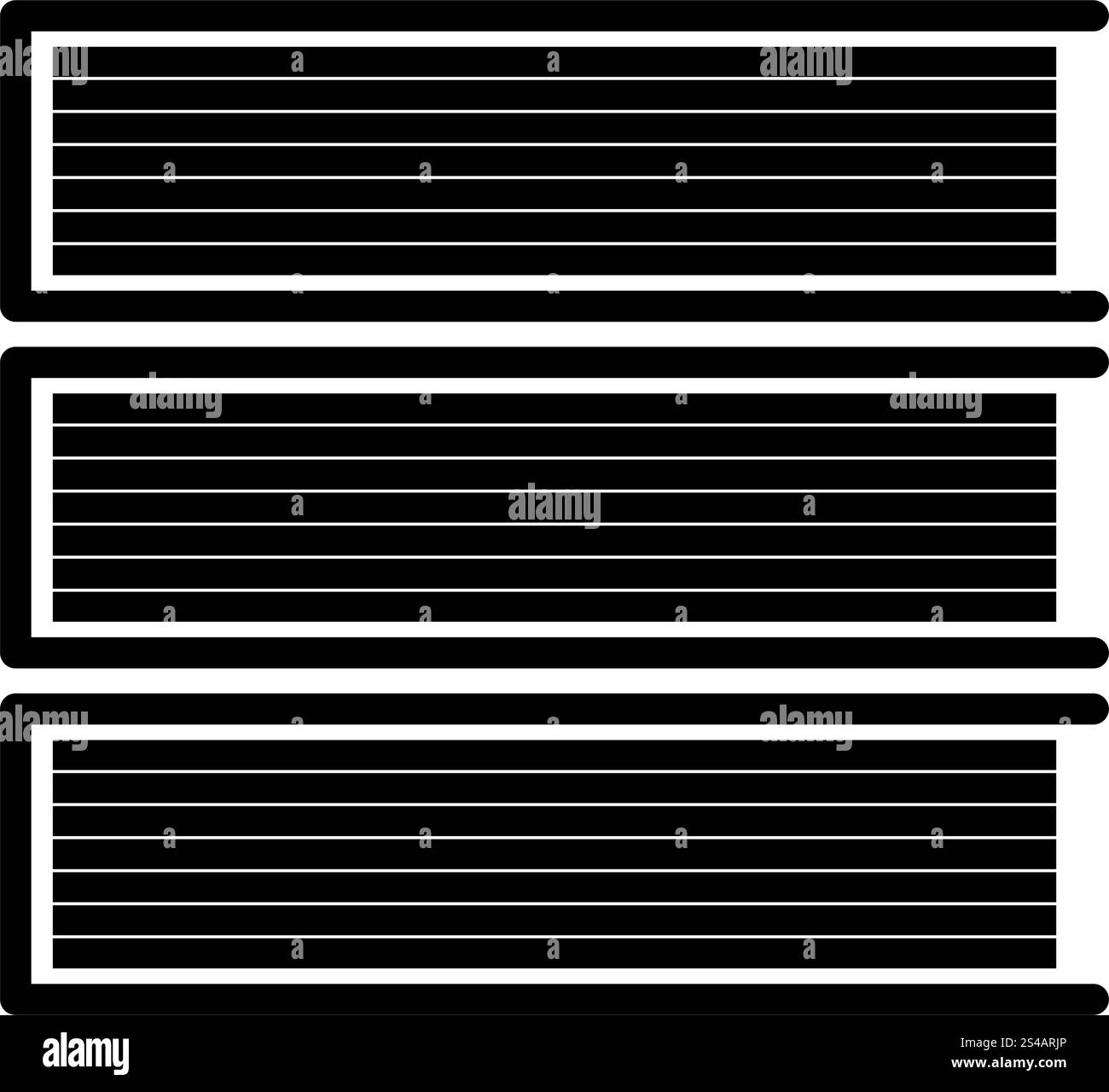 Horizontal stack of books icon Stock Vector Image & Art - Alamy