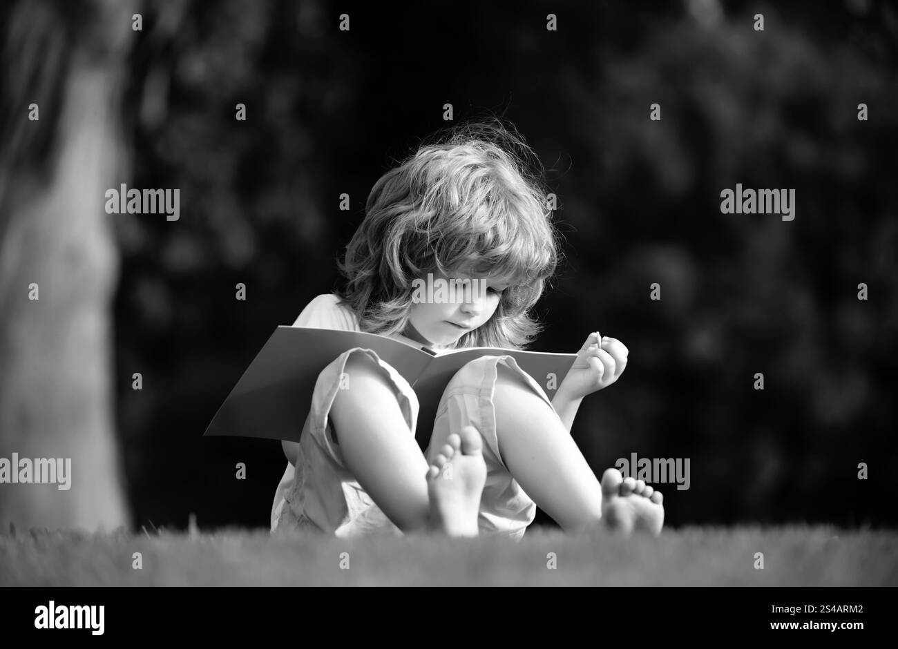 Home learning. Child distance learning using pencil to practice writing ...